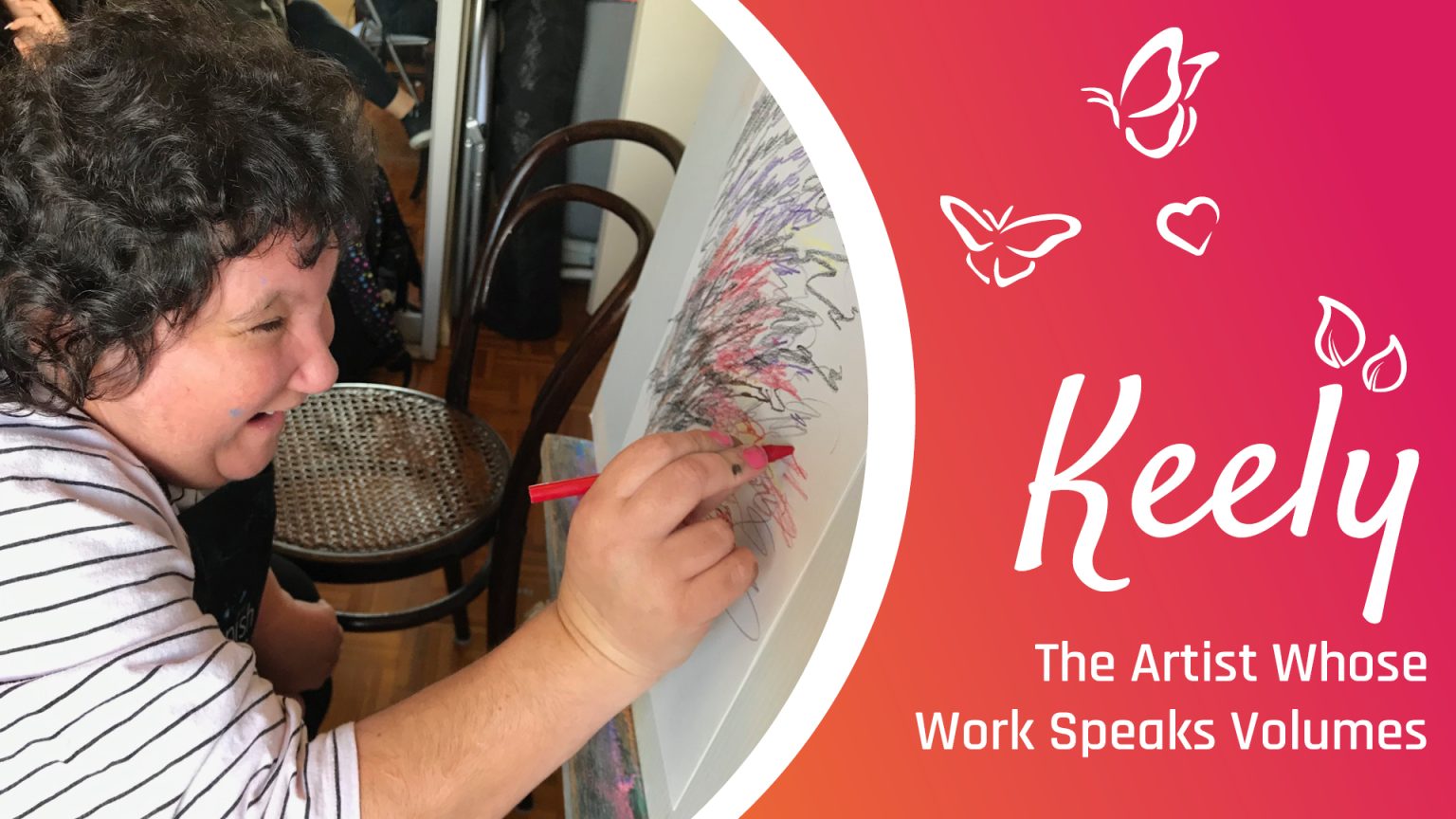 Keely: The Artist Whose Work Speaks Volumes – Inclusion Tree